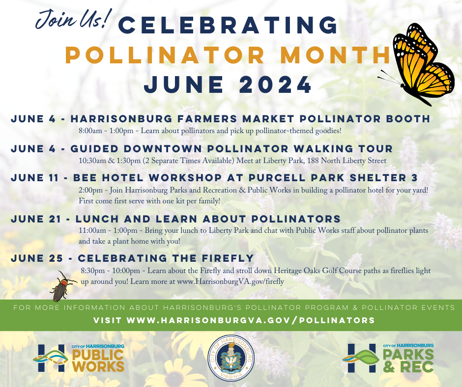 June is Pollinator Month in Harrisonburg! | Virginia Master Naturalist ...